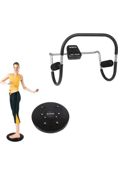 Delta Karın Mekik Aleti Twister İkili Spor Fitness Egzersiz Seti Delta Karın Mekik Aleti Twister İkili Spor Fitness Egzersiz Seti