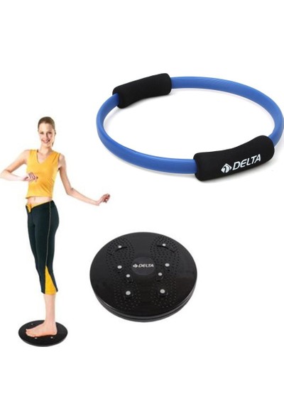 Delta Pilates Çemberi Twister Spor Vücut Egzersiz Seti