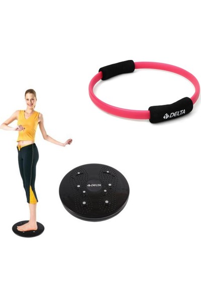 Delta Pilates Çemberi Twister Spor Vücut Egzersiz Seti