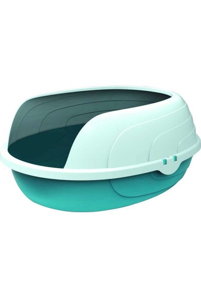 M-Pets Sherbin Açık Kedi Tuvalet Kabı Turkuaz 49.3 x 39.5 x 20.9 cm M-Pets Sherbin Açık Kedi Tuvalet Kabı Turkuaz 49.3 x 39.5 x 20.9 cm