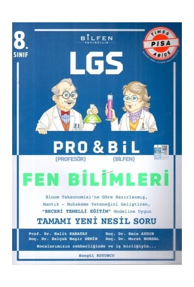 Bilfen Yayıncılık 8.Sınıf Fen 8 Pro&Bıl Soru Bankası