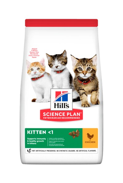 Hills Yavru Kedi Maması Tavuklu 1,5 kg