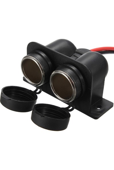 Knmaster Motosiklet Çift Çakmaklık Şarj Soketi Knmaster Motosiklet Çift Çakmaklık Şarj Soketi