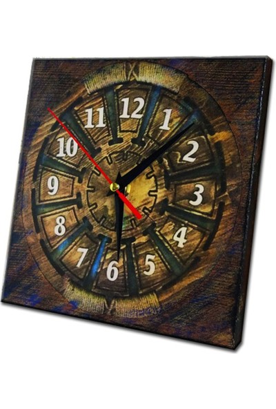 Tepsiburda Ahşap Masa Saati