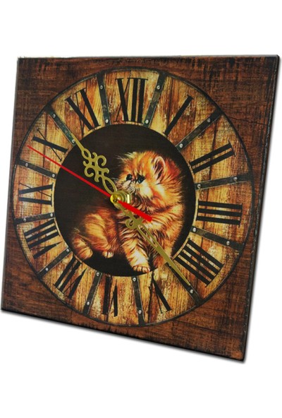 Tepsiburda Ahşap Masa Saati