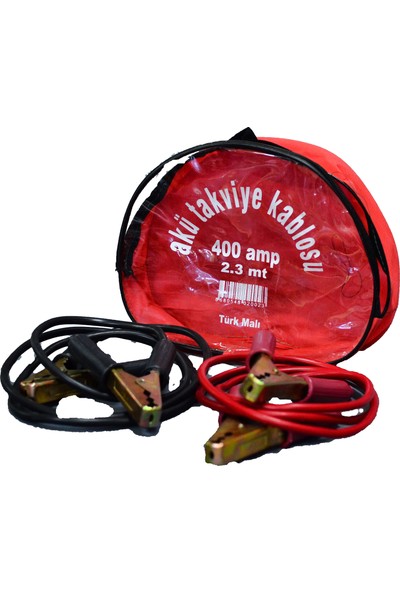 Kalwax Akü Takviye Kablosu 400 Amper Taşıma Çantalı Şarj Kablosu 2,3 M. Kalwax Akü Takviye Kablosu 400 Amper Taşıma Çantalı Şarj Kablosu 2,3 M.