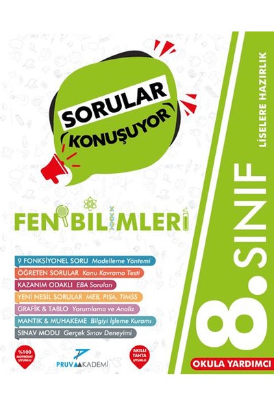 Pruva Akademi 8. Sınıf Fen Bilimleri Sorular Konuşuyor Soru Bankası Pruva Akademi 8. Sınıf Fen Bilimleri Sorular Konuşuyor Soru Bankası