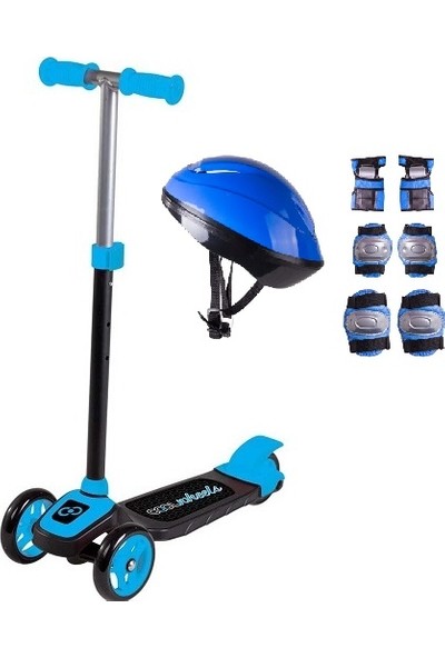 Furkan Toys Cool Wheels 3 Tekerlekli Twist Mavi Scooter Takım Furkan Toys Cool Wheels 3 Tekerlekli Twist Mavi Scooter Takım
