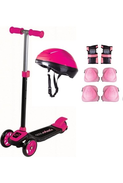 Furkan Toys Cool Wheels 3 Tekerlekli Twist Pembe Scooter Takım Furkan Toys Cool Wheels 3 Tekerlekli Twist Pembe Scooter Takım