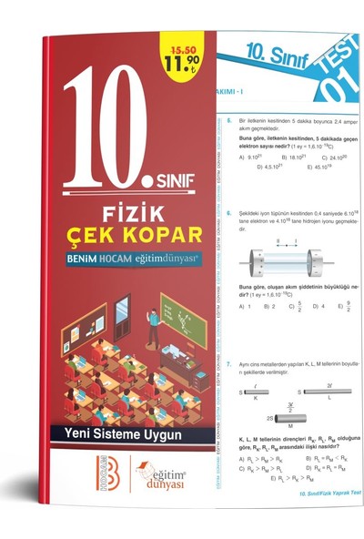 Eğitim Dünyası & Benim Hocam Yayınları - 10. Sınıf Fizik Çek Kopar Yaprak Test