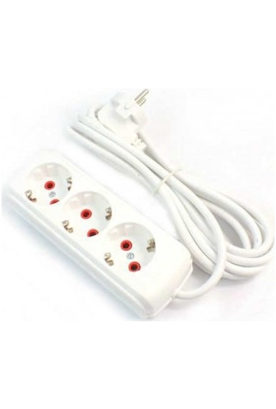Kota Uzatma Kablosu 3lü 3metre Kota Uzatma Kablosu 3lü 3metre