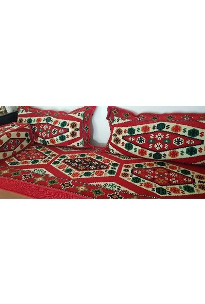 Uğurlu Şark Anadolu Şark Köşesi İkili Sedir Takımı Kılıf Uğurlu Şark Anadolu Şark Köşesi İkili Sedir Takımı Kılıf