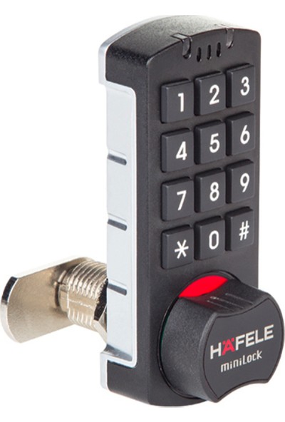 Hafele Elektronik Şifreli Kilit Kapak ve Çekmece Kilidi