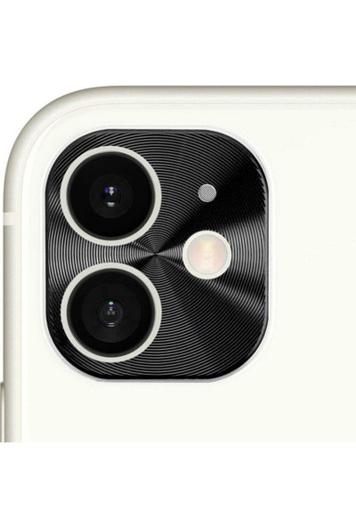 Microcase Apple iPhone 11 Kamera Lens Koruma Halkası - Kapalı Tasarım - Siyah Microcase Apple iPhone 11 Kamera Lens Koruma Halkası - Kapalı Tasarım - Siyah