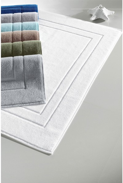 Varol 4 Adet Odelia Serisi Ayak Havlu 50x70 250gr Beyaz