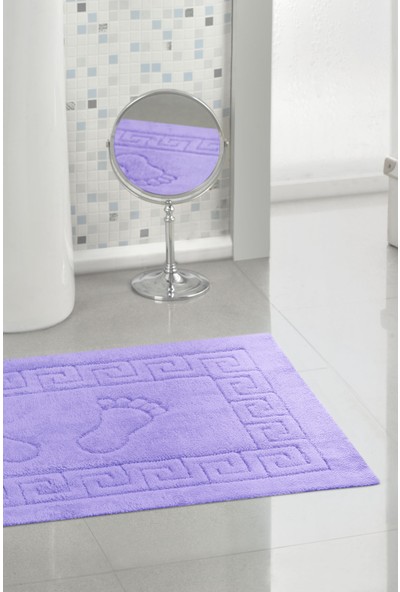 Varol Kaymaz Taban Banyo Paspası - Lila 2 Adet