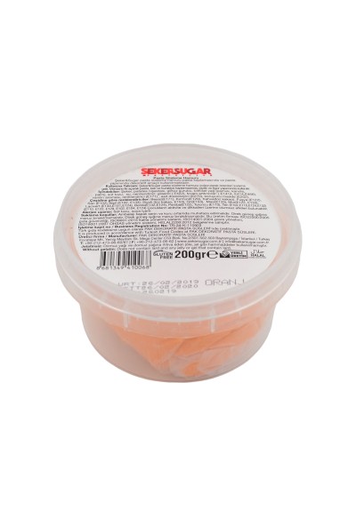 Şeker Sugar Şeker Hamuru 200 gr - Oranj Şeker Sugar Şeker Hamuru 200 gr - Oranj