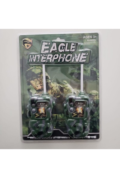 Onyıl Hediyelik Eğitici Oyuncak Askeri Telsiz Walkie Talkie Onyıl Hediyelik Eğitici Oyuncak Askeri Telsiz Walkie Talkie