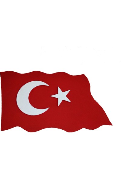 Propiyer Strafor Boyalı Dalgalı Bayrak 75 x 50 x 3 cm Propiyer Strafor Boyalı Dalgalı Bayrak 75 x 50 x 3 cm