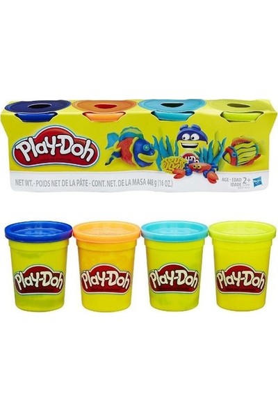 Play-Doh Hasbro Oyun Hamuru 4 Renk 448GR Play-Doh Hasbro Oyun Hamuru 4 Renk 448GR