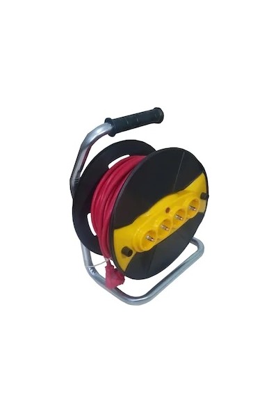 Kapeks makaralı Ara Kablosu 3 x 1,5 mm 220 V 50 m Kapeks makaralı Ara Kablosu 3 x 1,5 mm 220 V 50 m