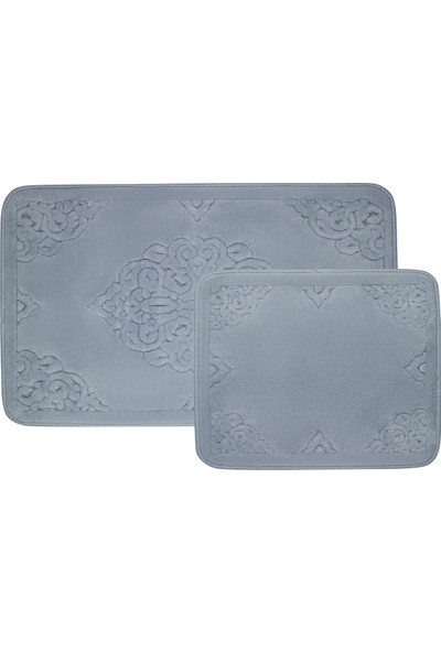 Karaca Home Damila Gri 2 Parça Banyo Paspası
