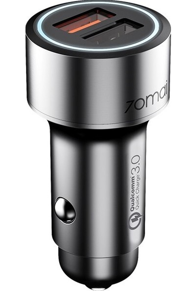 Mai Qc3.0 Hızlı Şarj Çift USB Araç Şarj Cihazı