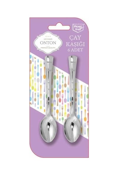 Onton Çay Kaşığı 6 Lı Onton Çay Kaşığı 6 Lı