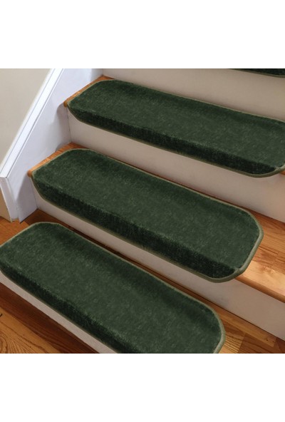 Stepmat Koyu Yeşil Kendinden Yapışkanlı Merdiven Basamak Paspası Halısı Stepmat Koyu Yeşil Kendinden Yapışkanlı Merdiven Basamak Paspası Halısı