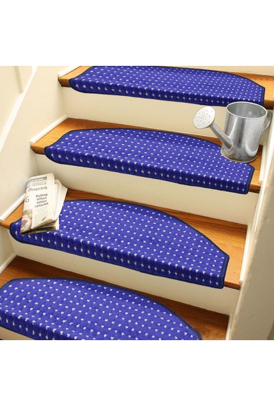 Stepmat Lacivert Kendinden Yapışkanlı Merdiven Basamak Paspası Halısı Stepmat Lacivert Kendinden Yapışkanlı Merdiven Basamak Paspası Halısı