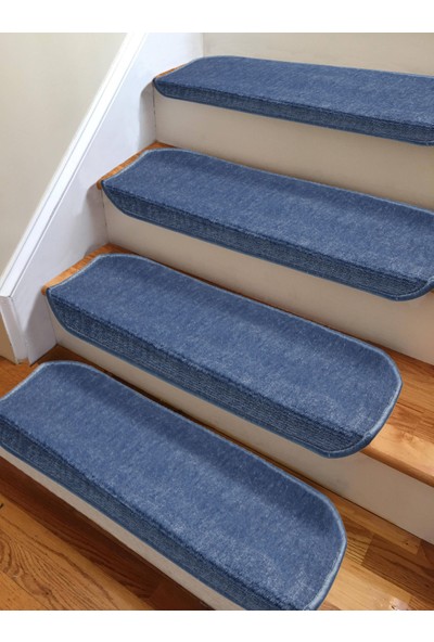 Stepmat Mavi Kendinden Yapışkanlı Merdiven Basamak Paspası Halısı Stepmat Mavi Kendinden Yapışkanlı Merdiven Basamak Paspası Halısı