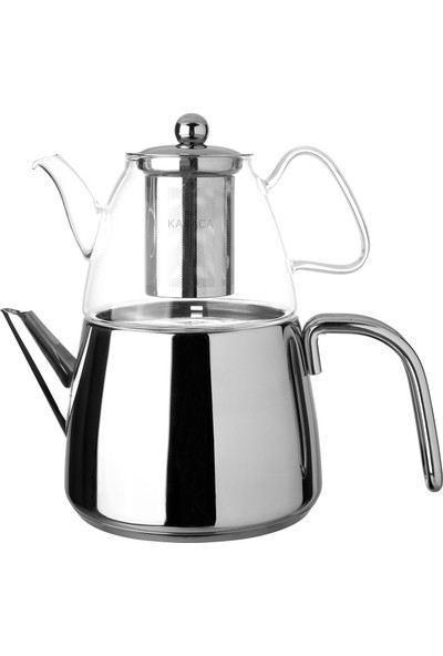 Karaca Amisos Cam Demlikli Çaydanlık Takımı