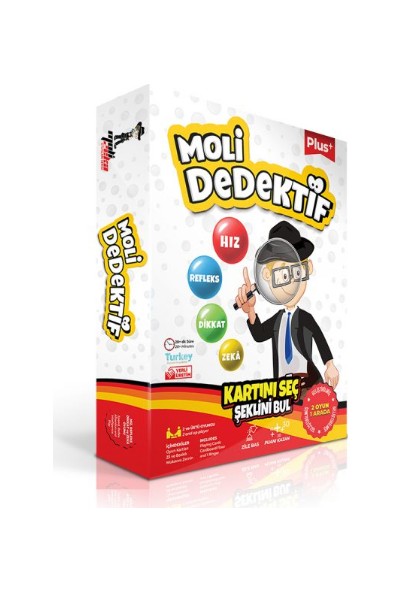 Moli Toys Dedektif Plus 2 Oyun 1 Arada Eğitici, Zeka ve Strateji Oyunu Moli Toys Dedektif Plus 2 Oyun 1 Arada Eğitici, Zeka ve Strateji Oyunu