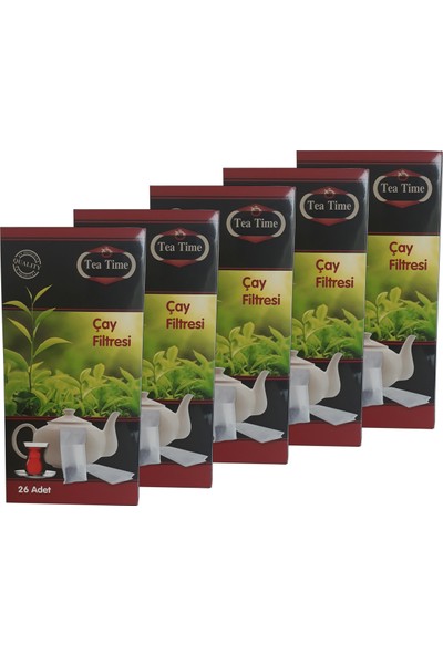 Tea Time Çay Demleme Poşeti Filtresi 20'li Paket 520 Poşet Tea Time Çay Demleme Poşeti Filtresi 20'li Paket 520 Poşet