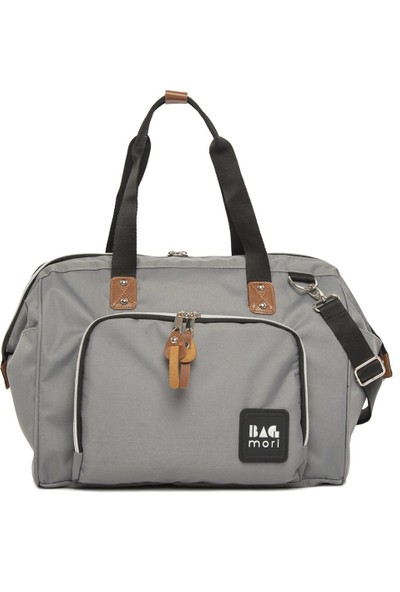 Bagmori Gri Askılı Anne Bebek Bakım Çantası
