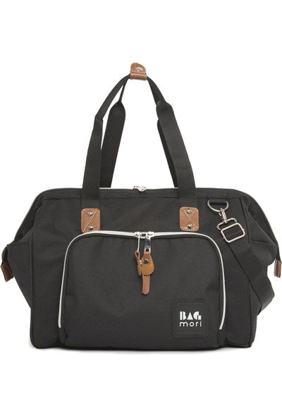 Bagmori Siyah Askılı Anne Bebek Bakım Çantası