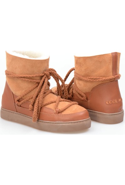 Cool Moon Hakiki Süet İçi Kürk Kadın Sneaker 355050