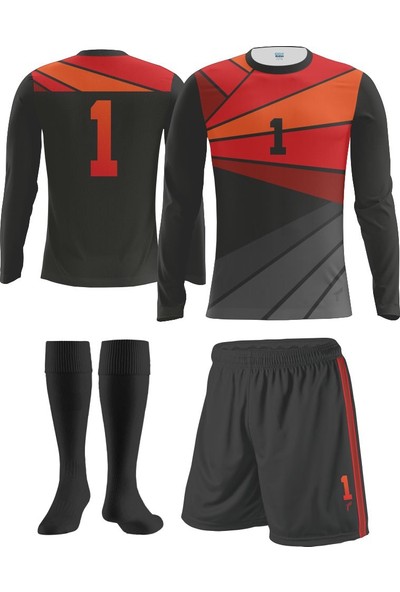 Freysport Solis Kırmızı Kaleci Forması Forma Şort Çorap Freysport Solis Kırmızı Kaleci Forması Forma Şort Çorap