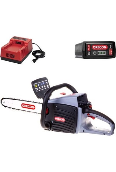 Oregon CS300 Akülü Testere + Akü 6.0 Ah + C750 Şarj Cihazı
