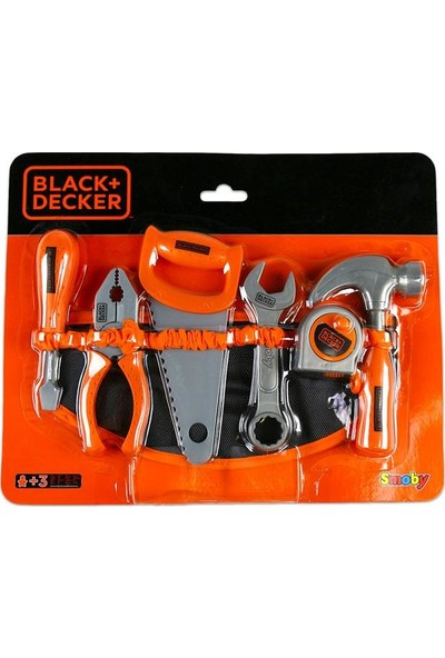 Smoby - 360107 - Black+Decker Oyuncak Tamir Aletleri