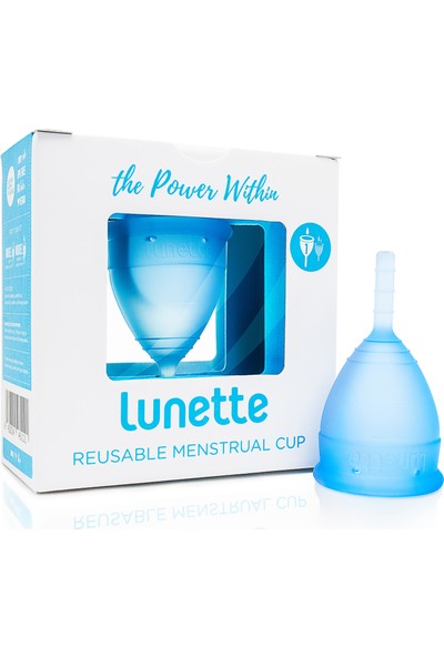 Lunette Adet Kabı- Model 1 Mavi Renk Menstrual Kap Lunette Adet Kabı- Model 1 Mavi Renk Menstrual Kap