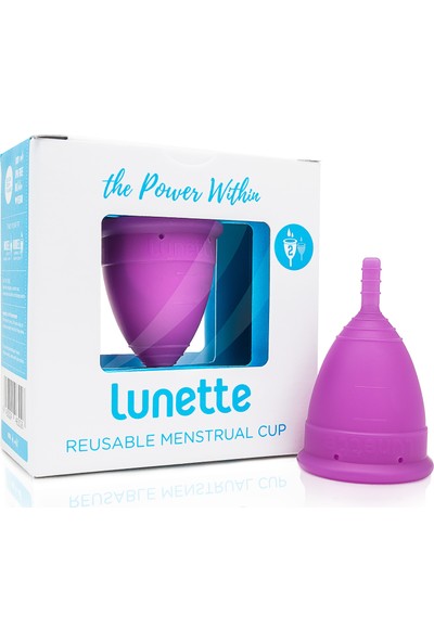 Lunette Adet Kabı- Model 2 Mor Renk Menstrual Kap Lunette Adet Kabı- Model 2 Mor Renk Menstrual Kap