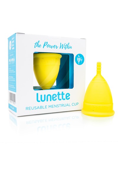 Lunette Adet Kabı- Model 2 Sarı Renk Menstrual Kap Lunette Adet Kabı- Model 2 Sarı Renk Menstrual Kap