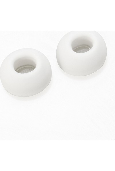 KNY Apple Airpods Pro Kulaklık için Silikon Kulaklık Ucu Beyaz