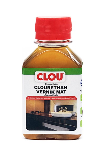 Clou Clourethan Mat Ahşap Verniği 100 Ml - Şeffaf Clou Clourethan Mat Ahşap Verniği 100 Ml - Şeffaf