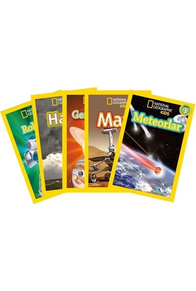 National Geographic Kids Popüler Bilim Seti 5 Kitap