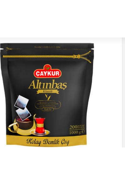 Çaykur Altınbaş Demlik Poşet Çay 5 gr 200'lü 3 Paket