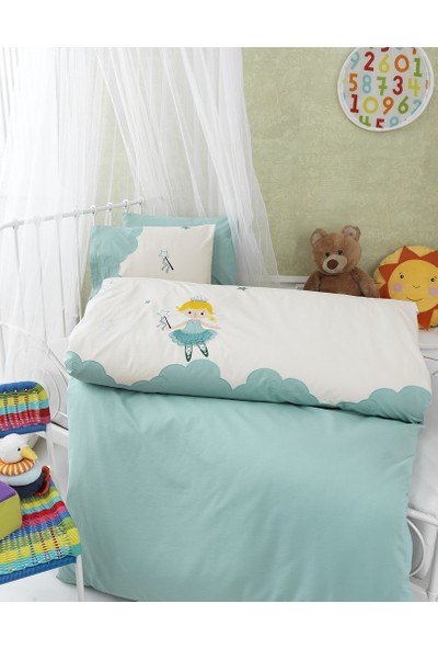 Sunny Funny Peri Kızı Petrol Nevresim Takımı Sunny Funny Peri Kızı Petrol Nevresim Takımı