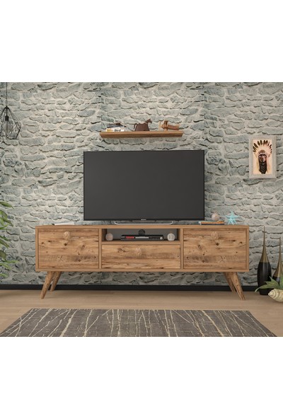 Ankara Mobilya Penta Atlantik Çam 140 cm Tv Sehpası Ankara Mobilya Penta Atlantik Çam 140 cm Tv Sehpası