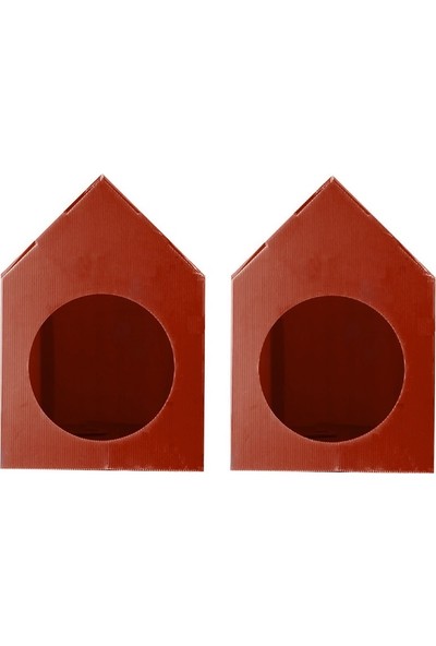 Maskot Kedi Evi 2 Adet (Sokak Hayvanları İçin)